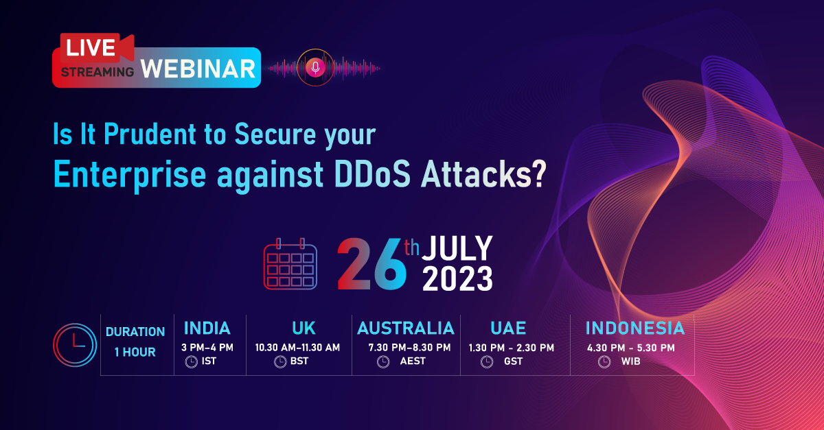 Live Webinar 2023 Securing Against Ddos Attack